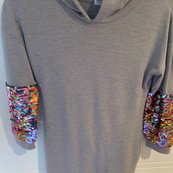 Beautees | Dresses | Hooded Dress W Sequins | Poshmark